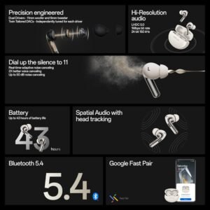 Combo Offer 2 Units Of OnePlues Buds Pro 3 TWS in-Earbuds Dual Drivers ...